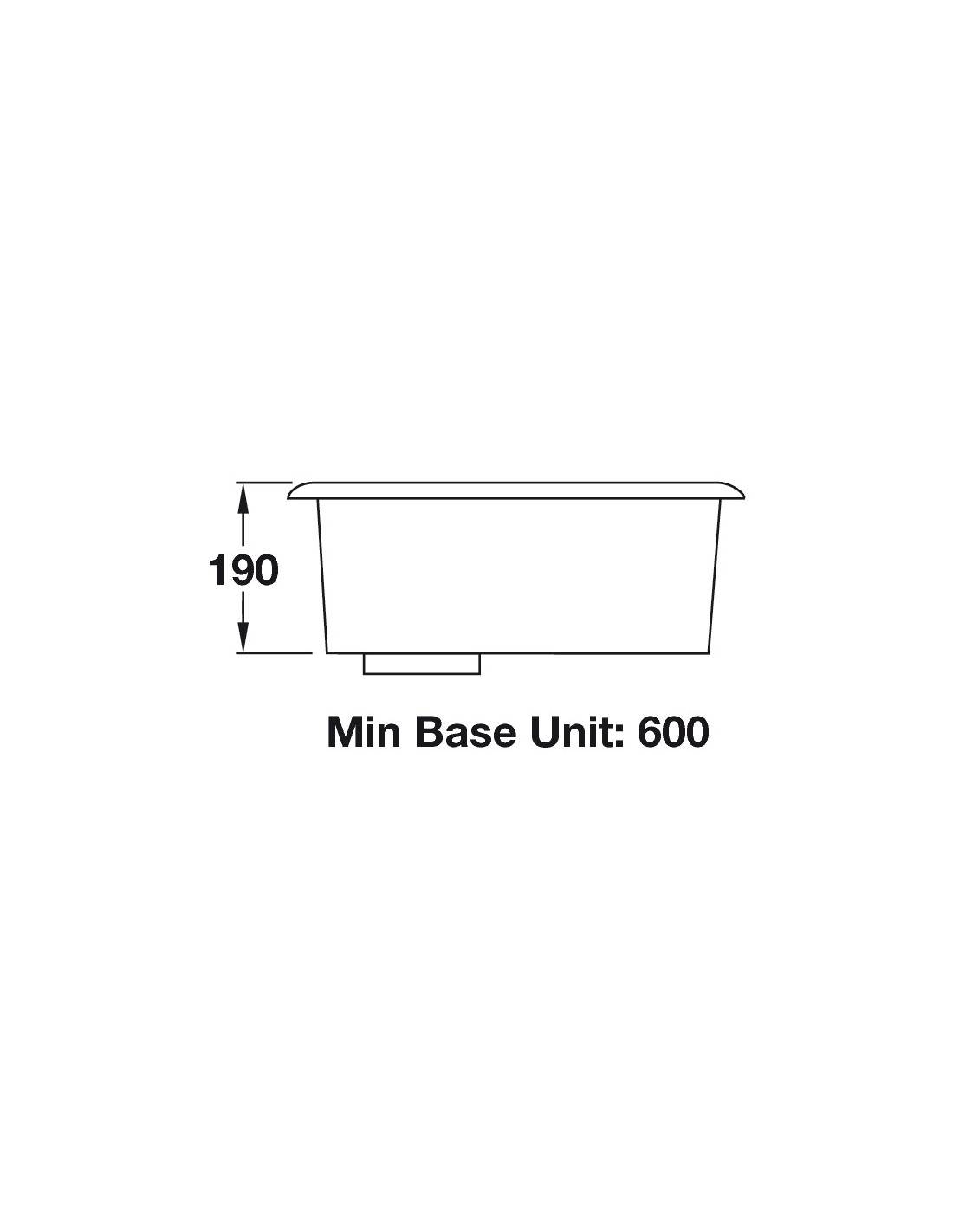 Rangemaster Atlantic Classic UB45 Undermount Kitchen Sink